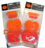China Halloween disposable tin tie paper bag/bread/popcorn/fries/chips/cookies/candies/goodies bags with  bagease bagplastics for sale