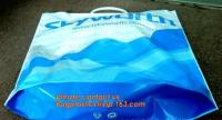 China Personal Belonging Biodegradable Laundry Bags Heavy Duty Rigid Snap Handle Hard for sale