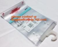 China Custom Printed Laundry Bags Garment Packing Printed With Snap Button Closure for sale