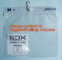 China Underwear Bag White Hanger Pvc Waterproof Bag With Zip Lock Beachwear for sale
