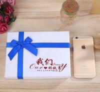China Luxury Wholesale Custom Packaging Paper Gift Box with Ribbon,wedding paper jewellery white gift box with ribbon closure for sale