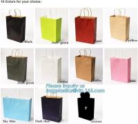 China Eco Retail Packaging , Shopping Paper Gift Bag Luxury Clothes Paper Carrier for sale