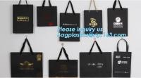 China Kraft Paper Shopping Bag With Ribbon Handles , Bowknot Shopping Bag for sale