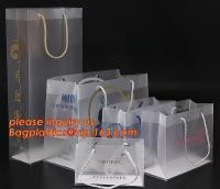 China Plastic bag custom printed flower PP transparent bag with hanging ribbon,China Manufacture eco friendly customize Printi for sale