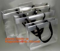 China Cheap pp handle bag promotional gift shopping bag plastic pp tote bag,casual portable transparent PP/PVC tote gift bag for sale