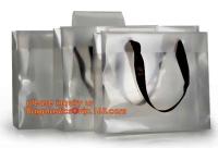 China Cheap pp handle bag promotional gift shopping bag plastic pp tote bag,casual portable transparent PP/PVC tote gift bag for sale