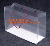 China Promotional Gift Foldable PP Printed Laminated Recyclable ,square handle bag PP gift packaging bag,Advertising handbags for sale