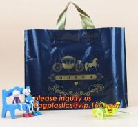 China eco-friendly plastic LDPE HDPE soft loop handle bag,Soft Loop Handle Bags/High quality white soft loop handle plastic ba for sale