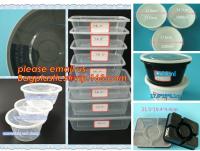 China Japanese Packaging Round Disposable Soup Salad Food Container Plastic Microwave Safe PP Bowl/Box With Lid bagplastics pa for sale