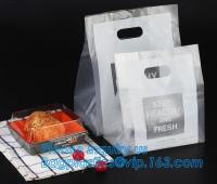 China fast food bags, Food grade bakery bread plastic poly bag custom printed opp plastic bag factory manufacture, bagplastics for sale
