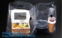 China fast food bags, Clear Resealable Resealable Bakery Cookie Candy Poly Cellophane Cello Bags,Customized food grade poly pl for sale