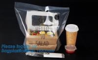 China fast food bags, Clear Resealable Resealable Bakery Cookie Candy Poly Cellophane Cello Bags,Customized food grade poly pl for sale