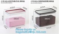 China Rigid Pp Eco Friendly Dinnerware Storage Box Rigid Plastic Boxes for sale