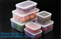 China Factory direct sale pp plastic food storage canister set food preservative box,Plastic home usage fresh food storage box for sale