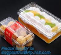 China Food Grade Custom Clear Hard Cylinder Small PET Plastic Packaging Boxes biodegradable plastic food box bagplastics bagea for sale