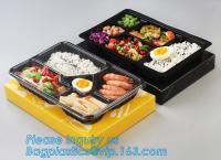 China Fast food delivFood Grade Flat Collapsible Kids Plastic Foldable Silicone Plastic Food Storage Container Bento Lunch Box for sale