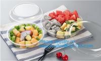 China 32oz Disposable Clear PET Plastic Salad Bowl With Lid PLA Biodegradable Salad Bowl,24oz Pet Disposable Plastic Salad Bow for sale