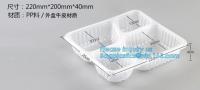 China 650ml hot selling disposable pp plastic snack food boxfood grade disposable plastic food sushi box container tray packag for sale