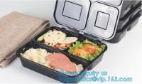 China Disposable Plastic food delivery box Printing Sushi Tray For Food Packaging,HIPS Material Disposable Black Plastic Food for sale