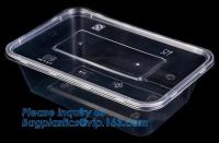 China Microwave lunch bento box Eco-friendly 700ml disposable plastic pp food storage containers food take away packaging box for sale