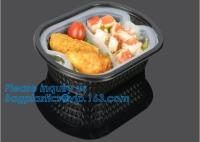 China Factory Direct Lid Plastic Lunch Box Clear Food Container,Keep Fresh Crisper Food Box,Fresh Boxpp packaging disposable c for sale