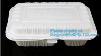 China Compartment Food Container Round Food Containers Rectangular Food Containers Deli Containers BAGEASE BAGPLASTICS PACKAGE for sale