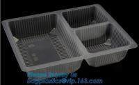 China transparent pp bento box,lunch box plastic disposable compartment food containers,food,lunch,BBQ,noodles,salad,corn kern for sale