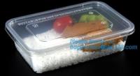 China transparent pp bento box,lunch box plastic disposable compartment food containers,food,lunch,BBQ,noodles,salad,corn kern for sale