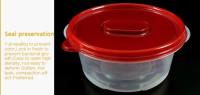 China food crisper,Fresh Keeping Box Round Vacuum Food Container with Press & Push Lid,sealed food storage box food grade vacu for sale