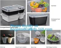 China Transparent plastic fresh-keeping food storage container,plastic food lunch box,Food Portions box Perfect Portions food for sale