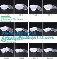China stackable airtight food tray 5 compartments,Professional design plastic sea food container,6 Compartment Food Tray pack for sale