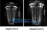 China Elegant Shape Drinking Straw Promotional Cups With Straws Single Wall Plastic Cup,double wall custom plastic cups no min for sale