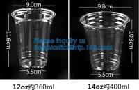 China Elegant Shape Drinking Straw Promotional Cups With Straws Single Wall Plastic Cup,double wall custom plastic cups no min for sale