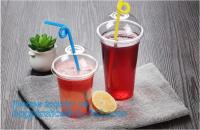 China 600ml PET plastic cup with lid for juice,Food grade 12oz 375ml cold drink transparent biodegradebale PET disposable plas for sale