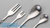 China Stainless Steel Spoon and Fork with Cartoon Handle Cutlery Set for Kids Tableware,ceramic handle stainless steel cutlery for sale