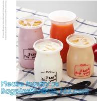 China Food Packaging Disposable Various PP Yougurt Cup,flexo printing for frozen yogurt yougurt cup,Plastic Yougurt Cup With C for sale