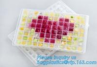 China FDA Certified Silicone Mold Companion Cube Container Store Cool Beans Ice Tray Trays with Lid,ice cube tray container,Po for sale