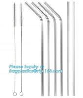 China Reusable Stainless Steel Drink Straw,Reusable Drinking Straw 304 Stainless Steel Metal Straws,Stainless Steel Metal Drin for sale