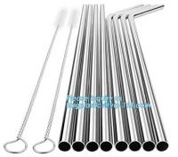 China Reusable Stainless Steel Drink Straw,Reusable Drinking Straw 304 Stainless Steel Metal Straws,Stainless Steel Metal Drin for sale