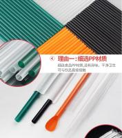 China Biodegradable Eco Friendly Dinnerware PLA Straws Enviroment Friendly Bio PLA Straw for sale
