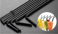 China Factory price 5mm 6mm 7mm 8mm 10mm 12mm Custom Size biodegradable PLA drinking straight straws,biodegradable plastic dri for sale