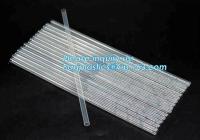 China Bio degradable corn starch PLA plastic straws,Disposable hard black long PLA plastic drinking straw,PLA Plastic Biodegra for sale