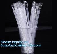 China PLA Straws, disposable biodegradable PLA straw Individual Packed 100% Biodegradable PLA Straws,Compostable Biodegradable for sale