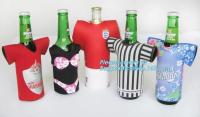 China OEM Eco Friendly Dinnerware Christmas Wine Bottle Covers For Paty Wine Dress Up Bag for sale