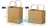 China Custom printed kraft paper bags food grade with window bread packaging paper bags,Custom kraft breakfast pastry packagin for sale