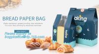 China Eco-friendly high quality recycled custom logo printed brown dessert food craft bread paper lunch bags wholesale, bageas for sale