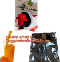 China Aseptic Soap Milk Juice Water Red Wine Pack Plastic Bag In Box 5 L With Spout Tap,2L 3L 5L plastic valve wine bag in box for sale