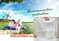 China Squeeze refillable plastic packaging spout bag for Chemical industry bag,Chemical Pesticide Plastic Foldable Spray Bottl for sale