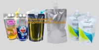 China spout Bag good for packaging liquids 16.9oz 5.3 x 8.9 inch,Liquor Pouch Drinking Flasks, Reusable Liquid Spout Bag, BPA for sale