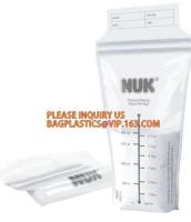 China Customized disposable plastic baby breast milk refrigerator refrigerated storage packing bag,breast milk storage bag mil for sale